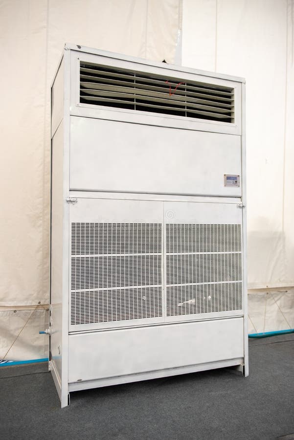 Big air compressor. stock photo. Image of chiller, device - 103978182