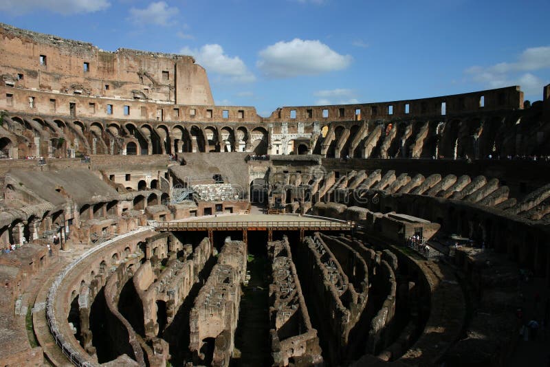 Big amphitheater in Rome stock photo. Image of holiday - 10585678