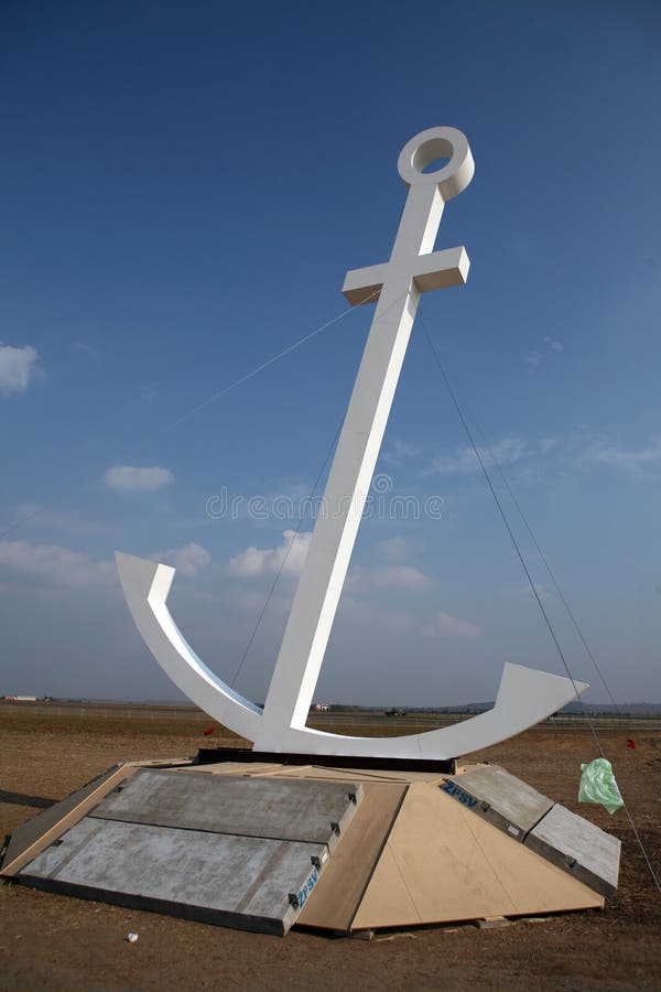 Big Anchor on Place for Pope in Brno Editorial Image - Image of ...