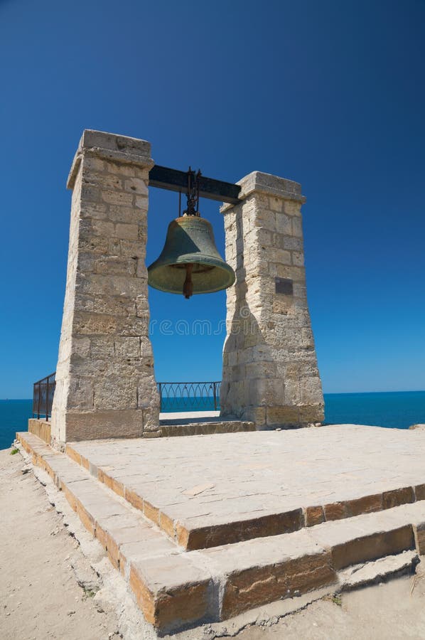 Big ancient bell stock photo. Image of pediment, symbol - 25370024