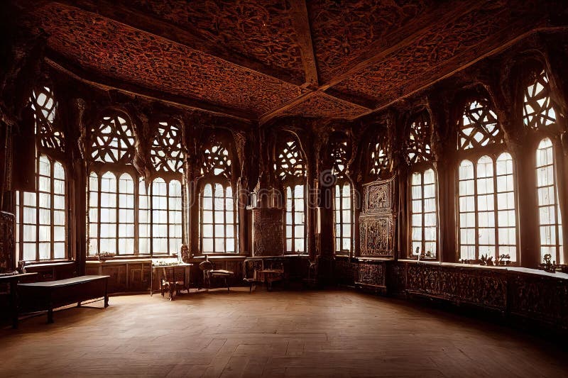 Big Window Royal Palace Stock Illustrations – 475 Big Window Royal ...