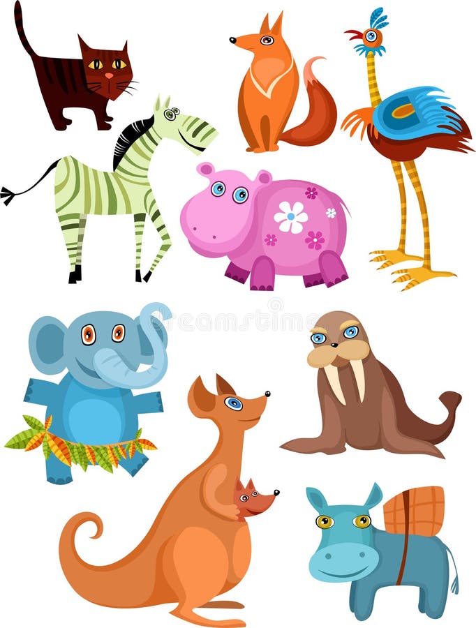Animal web headers stock vector. Illustration of artwork - 24164371