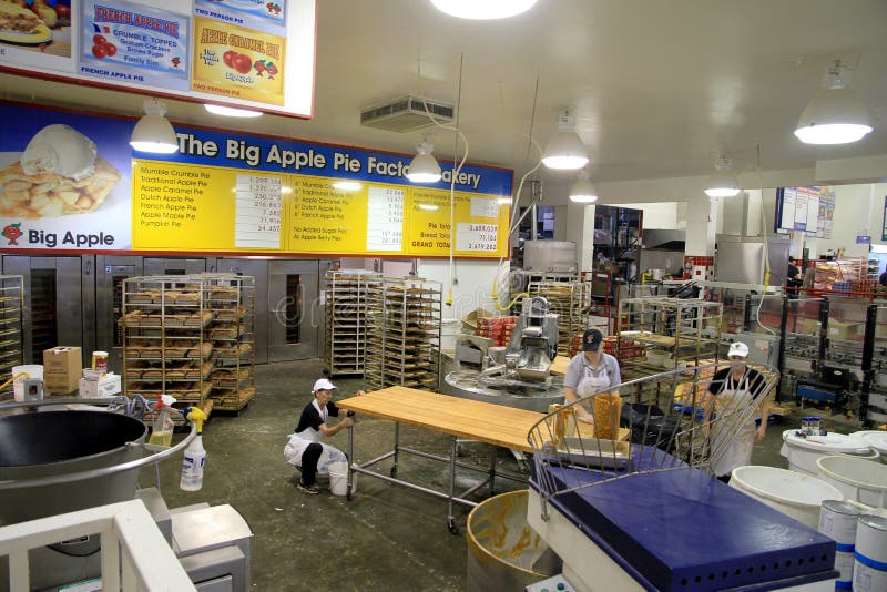 The Big Apple Pie Factory editorial photography. Image of healthy ...