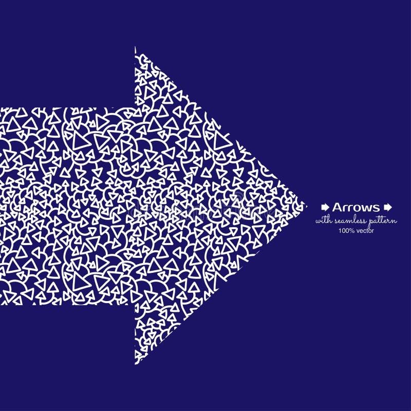 Small Red Arrows Pointing in the Same Direction Form One Big Arrow Next ...