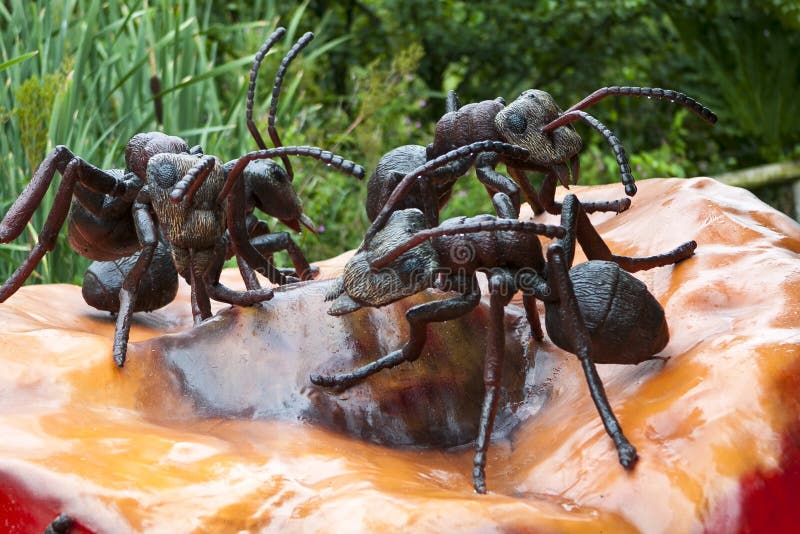 Big Artificial Ants in the Chester Zoo. Stock Photo - Image of animal ...