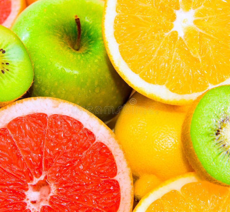 Big assortment of citrus stock image. Image of front, nature - 7691415