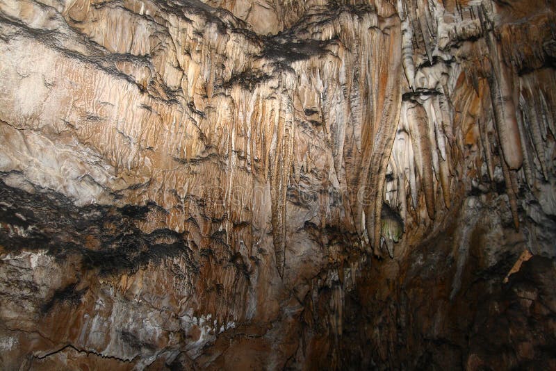 In the Big Azysh Cave. Russia, North Caucasus Stock Image - Image of ...