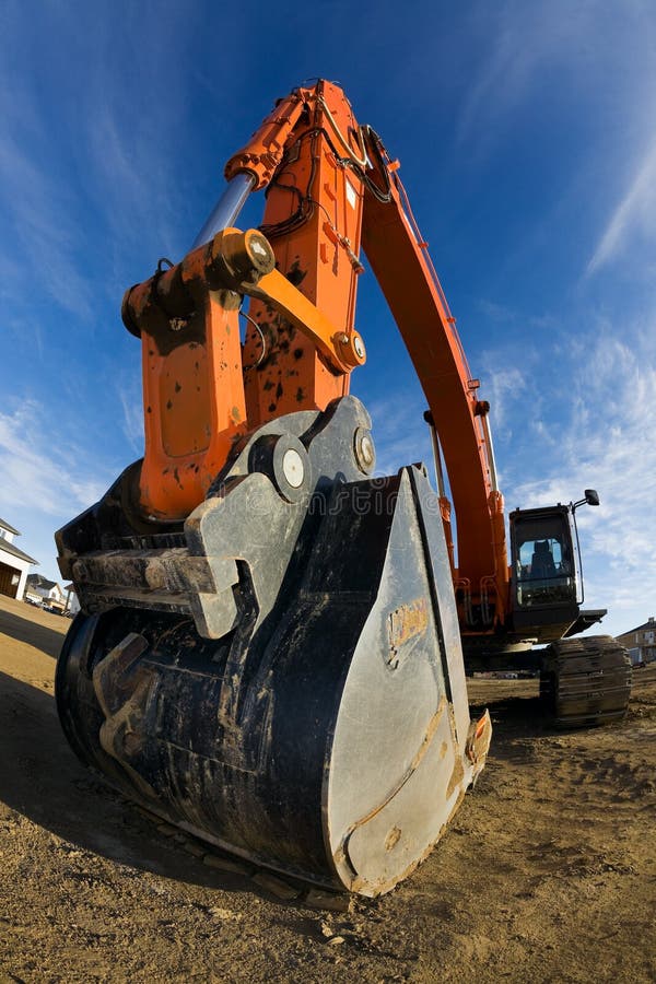 Big Backhoe stock image. Image of working, industry, equipment - 7026399