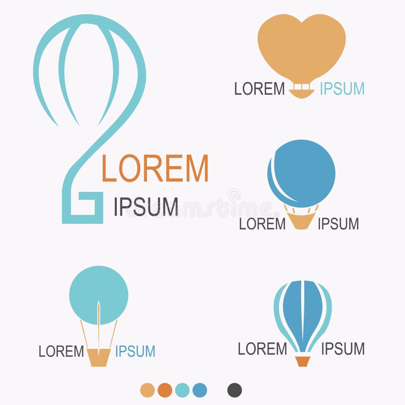 Big Balloon Floating Logo - Vector Stock Vector - Illustration of sign ...