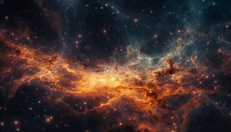 The Big Bang Created a Star Field of Supernovas Exploding Generated by ...