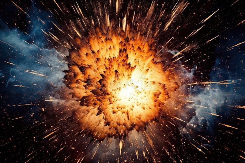 Big bang explosion stock illustration. Illustration of science - 285637111