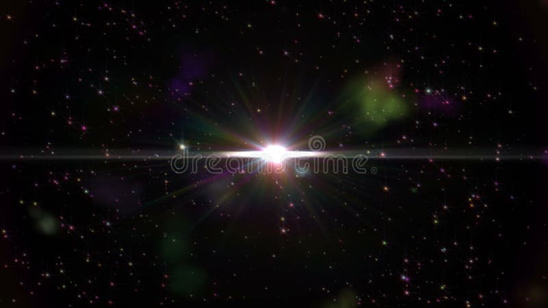 Big Bang in Space, Star Explosion Stock Footage - Video of light ...