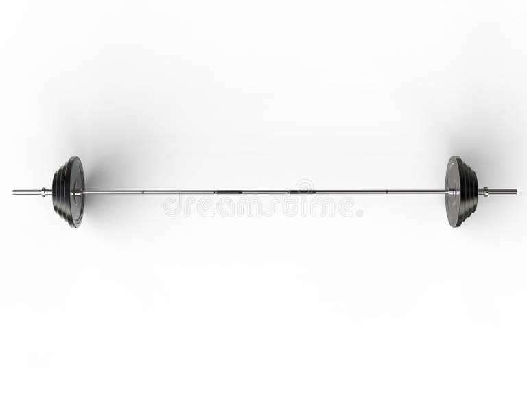 Big Barbell Wight - Top View Stock Photo - Image of training, fitness ...