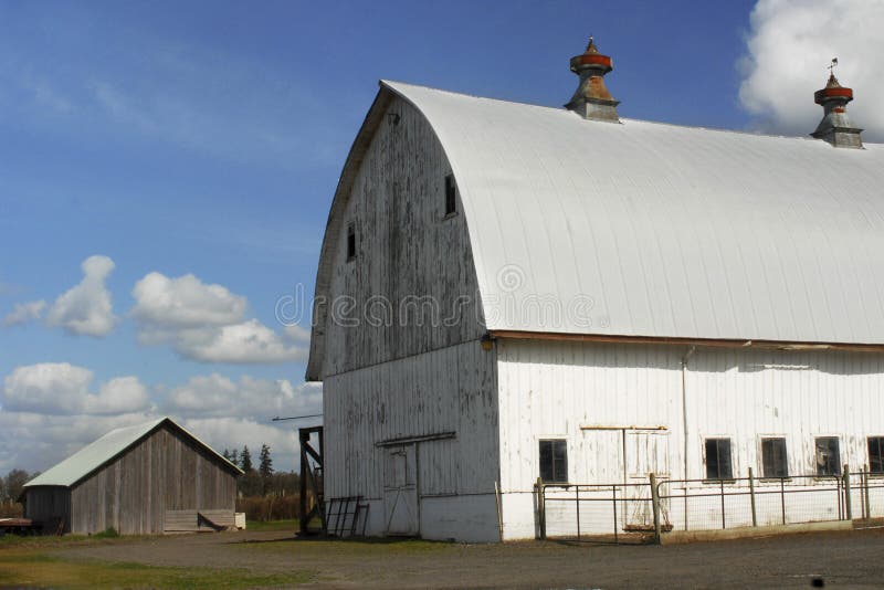 Big Barn, Little Barn stock photo. Image of spring, ranch - 28797120