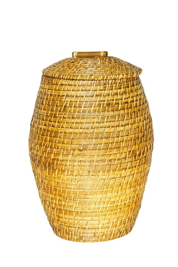 Woven Closed Basket from Botswana Stock Image - Image of closed, brown ...