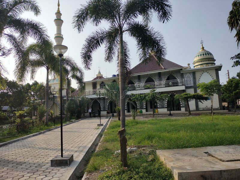 Big and Beautiful Mosque at Karawang Indonesia Editorial Image - Image ...