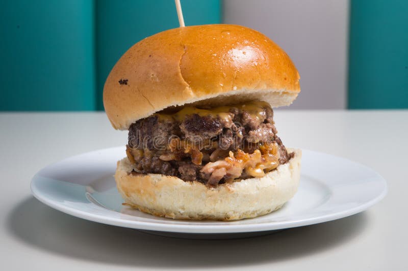 Big beef burger stock photo. Image of burger, lunch - 271159526