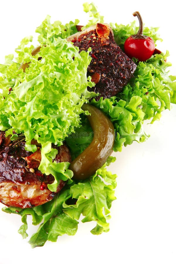 Big beef meat served stock photo. Image of background - 12017104