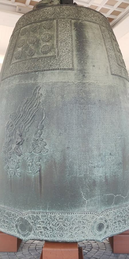 Korean traditional bell stock photo. Image of oriental - 124837446