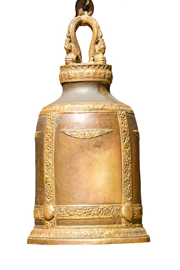 Big Bell Isolated on White. Stock Photo - Image of peal, history: 64949854