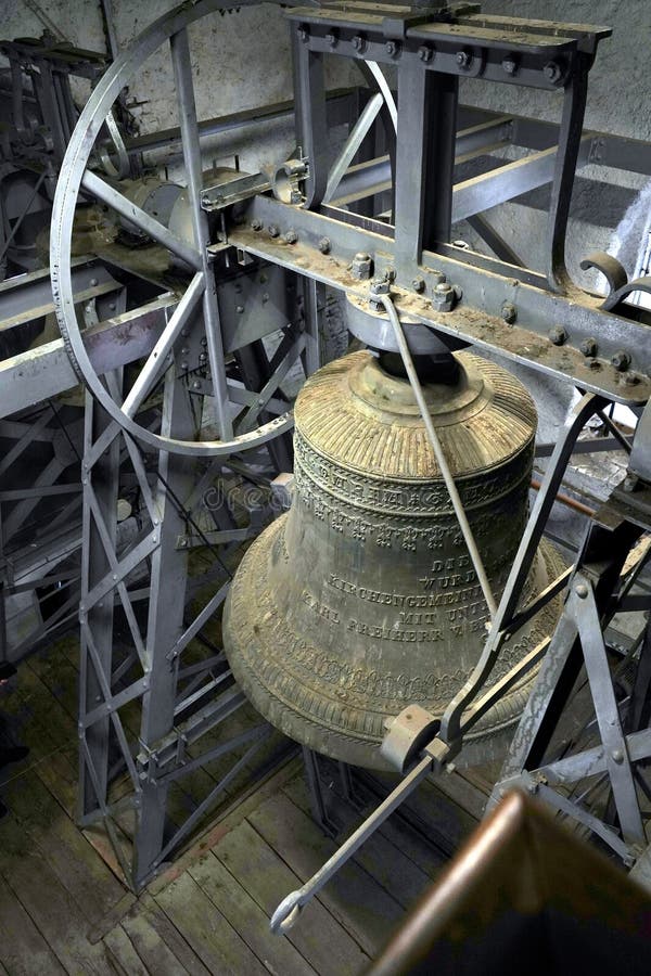 Big bell. stock photo. Image of mechanism, drum, drums - 390169090