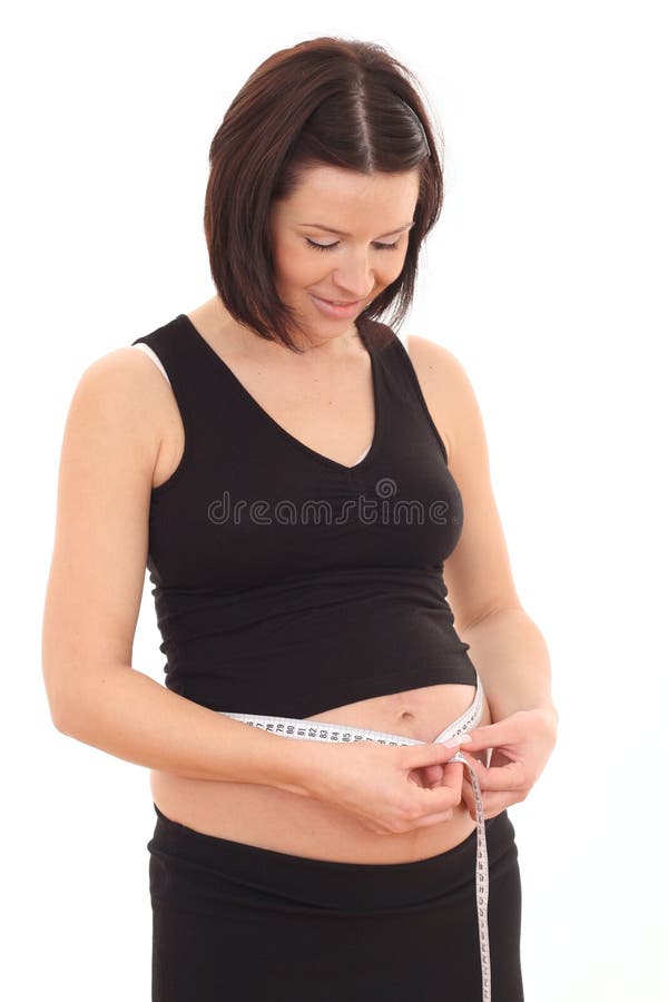 Big belly stock image. Image of breasts, pregnant, beautiful - 3377103