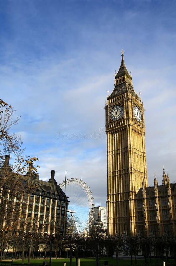 Big Ben stock image. Image of symbol, horizontal, england - 4173431