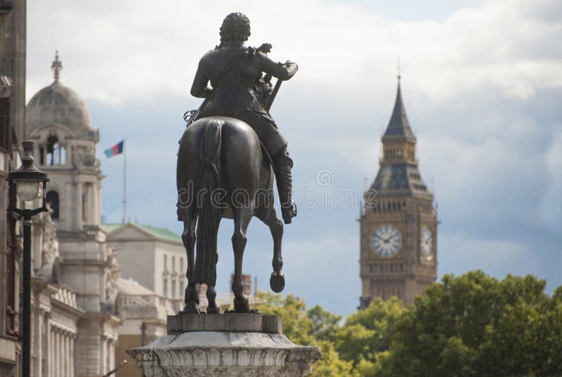 Big Ben from Trafalgar Square Editorial Image - Image of square ...