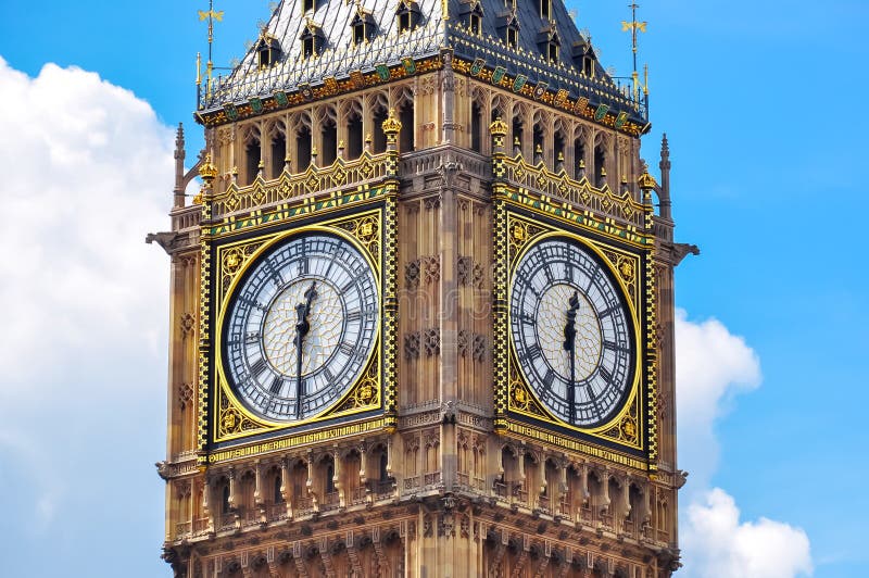 Big Ben Clock in London stock photo. Image of england - 47018036