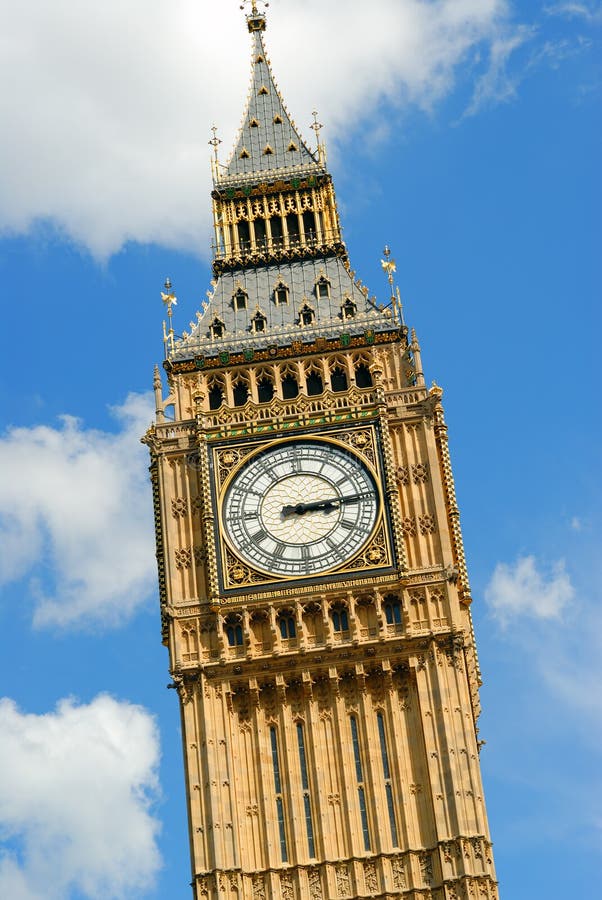 Big Ben Clock Tower stock photo. Image of clock, england - 3271386