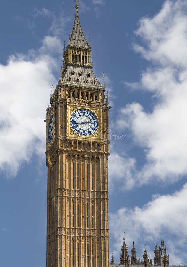 Big Ben Clock Tower in London, England, UK Stock Photo - Image of ...