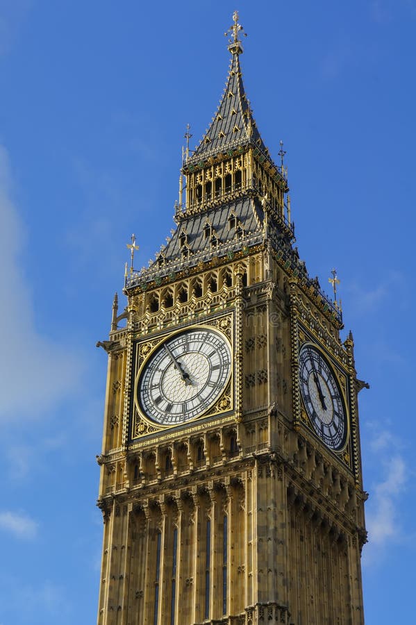 Big Ben clock stock image. Image of travel, bigben, sharp - 41352031