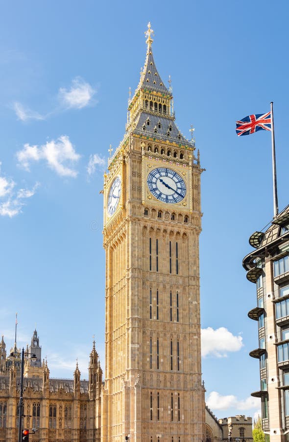 Big Ben (Elizabeth) Tower in London, UK Stock Photo - Image of london ...