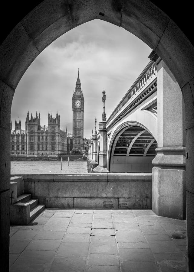 Big Ben in frame stock photo. Image of icon, tower, view - 94371408