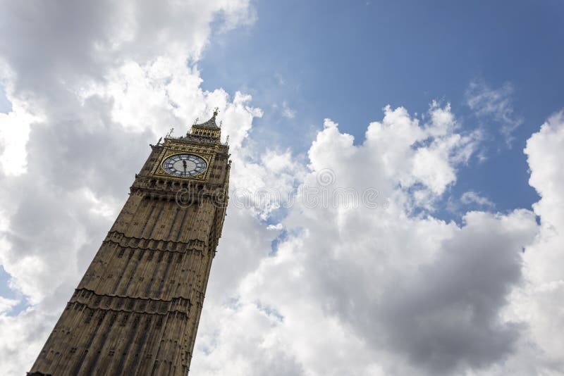 The Big Ben stock photo. Image of color, clock, architecture - 73834104