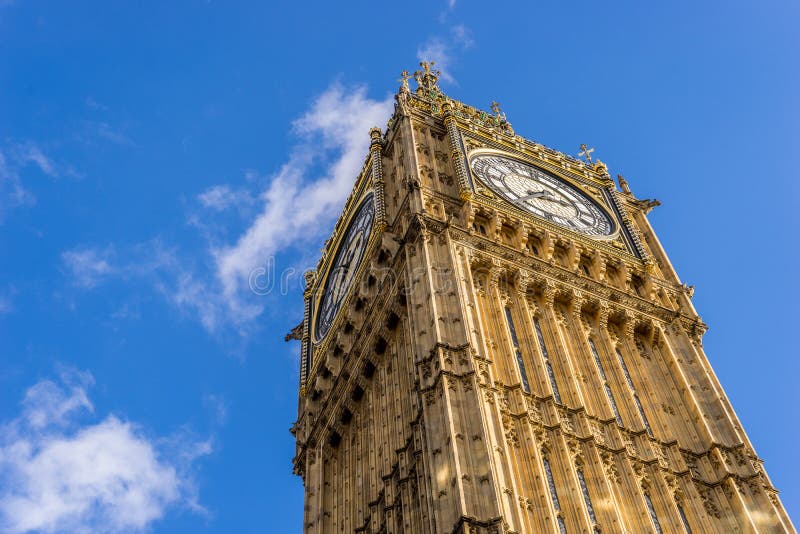 Big Ben, London, Great Britain Stock Photo - Image of isolated, tourist ...