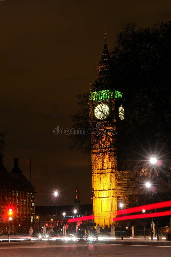 Big Ben, London - Night Scene Stock Photo - Image of landscape ...