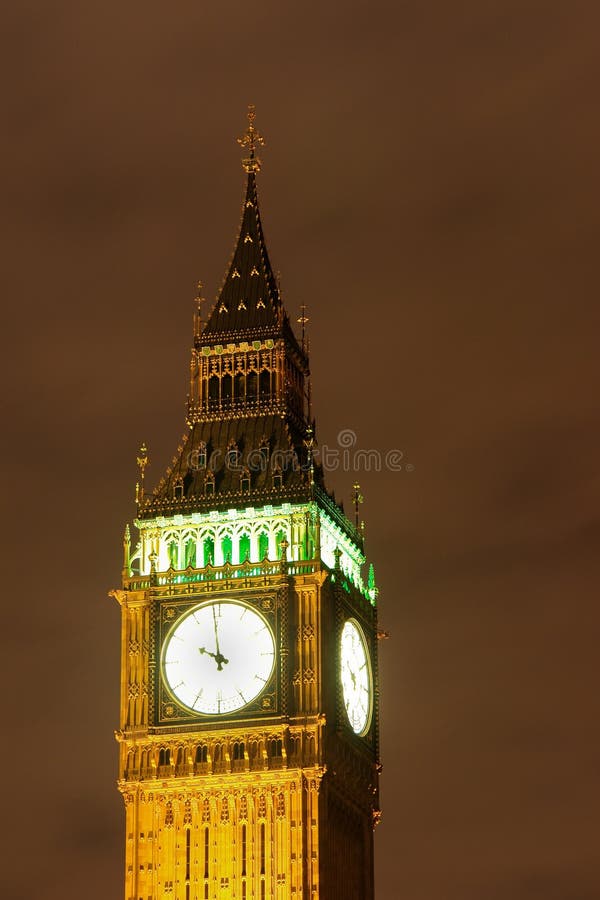 Big Ben, London - Night Scene Stock Photo - Image of bridge, london ...