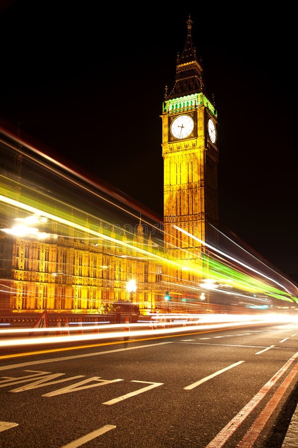 Big Ben at night stock photo. Image of monument, culture - 21576376