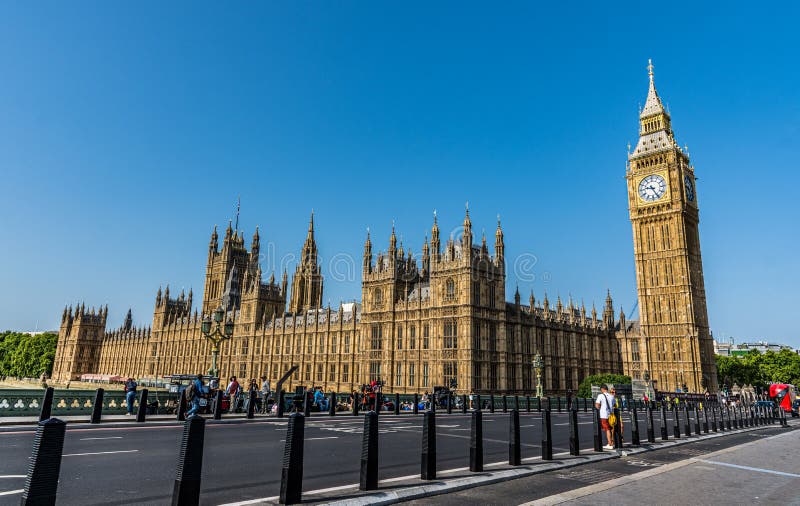 Big Ben and Parliament in Westminster Editorial Stock Photo - Image of ...