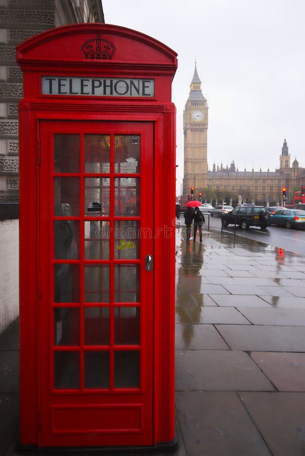 Big Ben Phone Box stock photo. Image of houses, london - 3531364