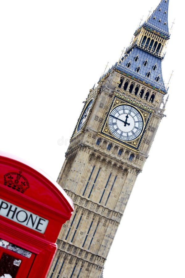 Big Ben Phone Box stock photo. Image of phone, british - 5088348