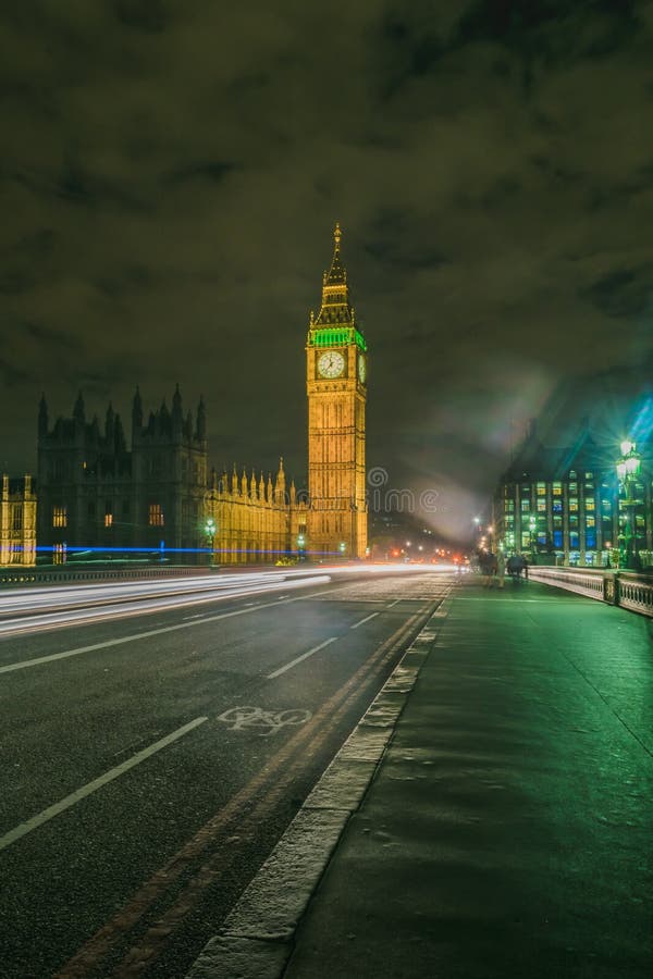 Big Ben Side View Long Exposure Editorial Image - Image of exposure ...