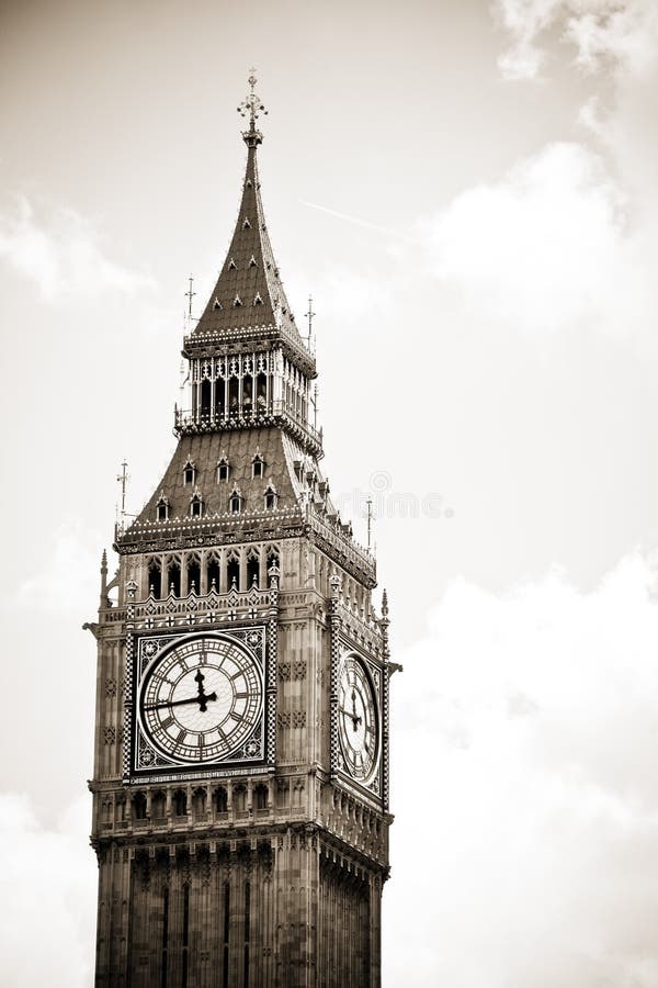 Big Ben tower stock image. Image of houses, tourism, national - 10959795