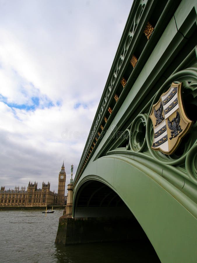 Big Ben and Westminster Bridge Stock Photo - Image of parliament ...