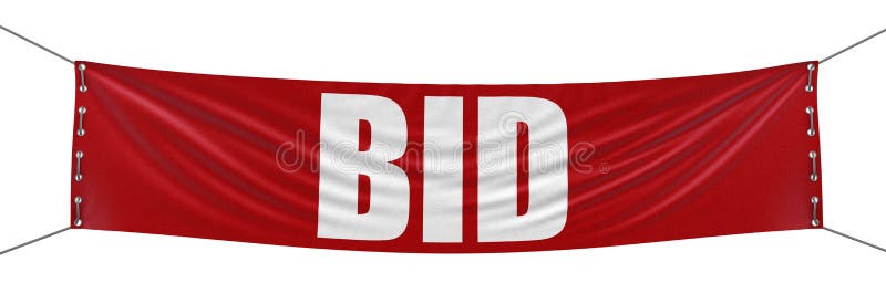 Big auction Banner stock illustration. Illustration of buying - 88776937
