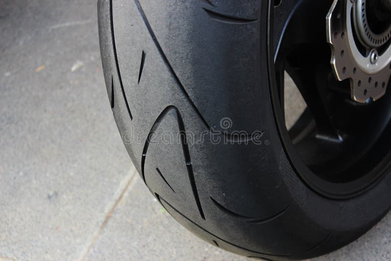 Big bike back tire stock image. Image of parts, metallic - 170275349
