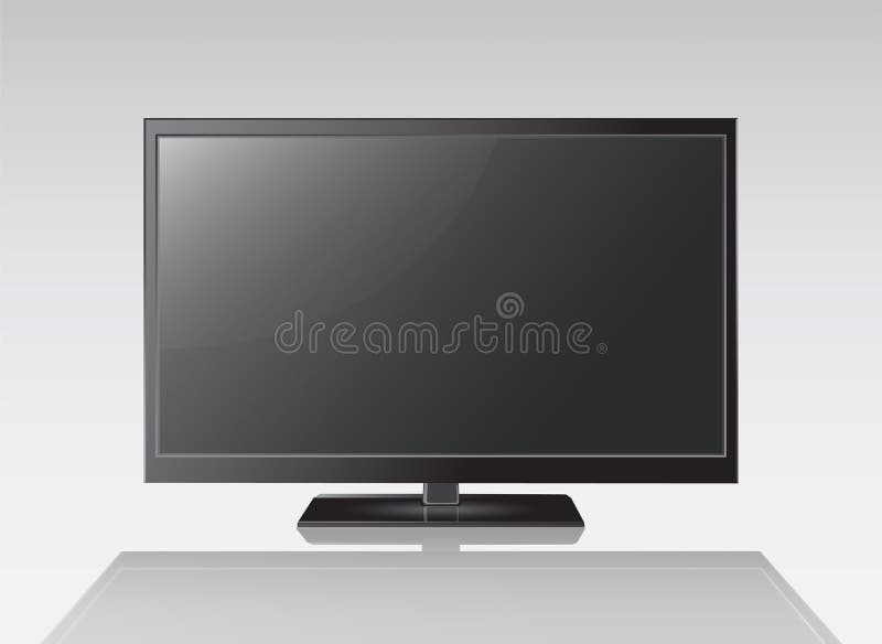Big Black Blank Screen Vector Stock Vector - Illustration of black ...