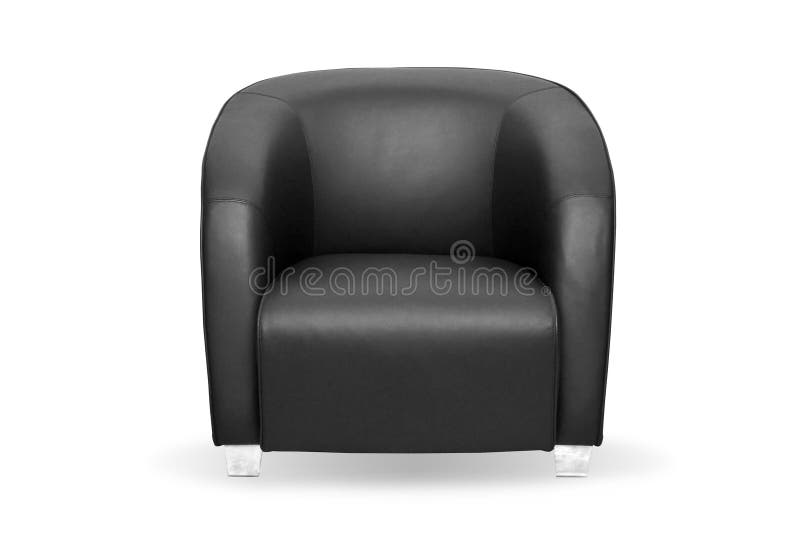 Big black chair stock image. Image of abstract, leather - 34492691