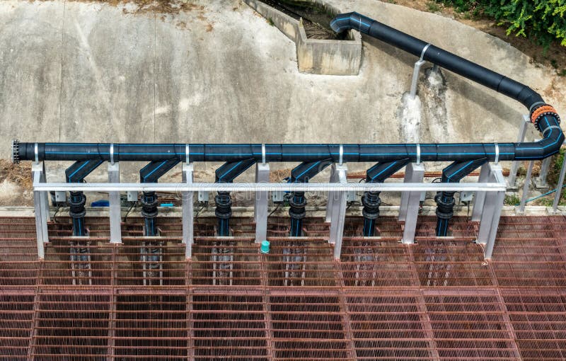 Big black pipe stock photo. Image of engineering, factory - 79308640